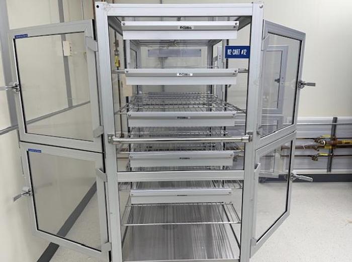 Used Ex-Cell 6 Shelf Enclosed N2 Cart for Sale at Tara Semiconducto...