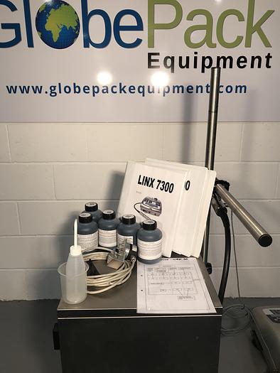 Used Sold Linx 7300 Ink Jet Printer at GlobePack Equipment