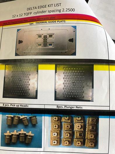 Used Delta Edge DE8000 Test Handler Change Kit 12x12 TQFP for Sale ...