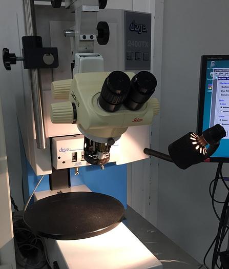 Used Dage 2400TXPC Wire pull, Ball Shear, Die Shear tester for Sale...