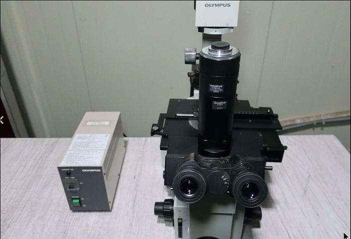 Used Olympus IX70 Inverted contrast Fluorescence Microscope for S...