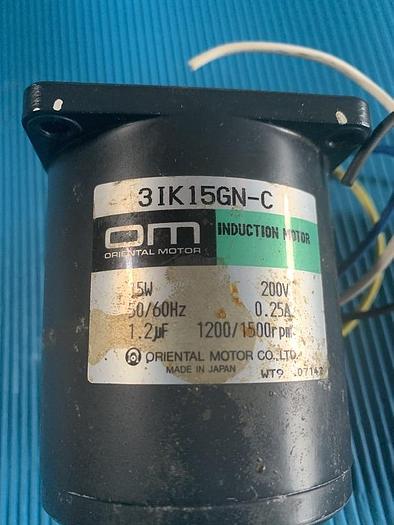 Used oriental motor induction motor 3IK15GN-C for Sale at Tara Semi...