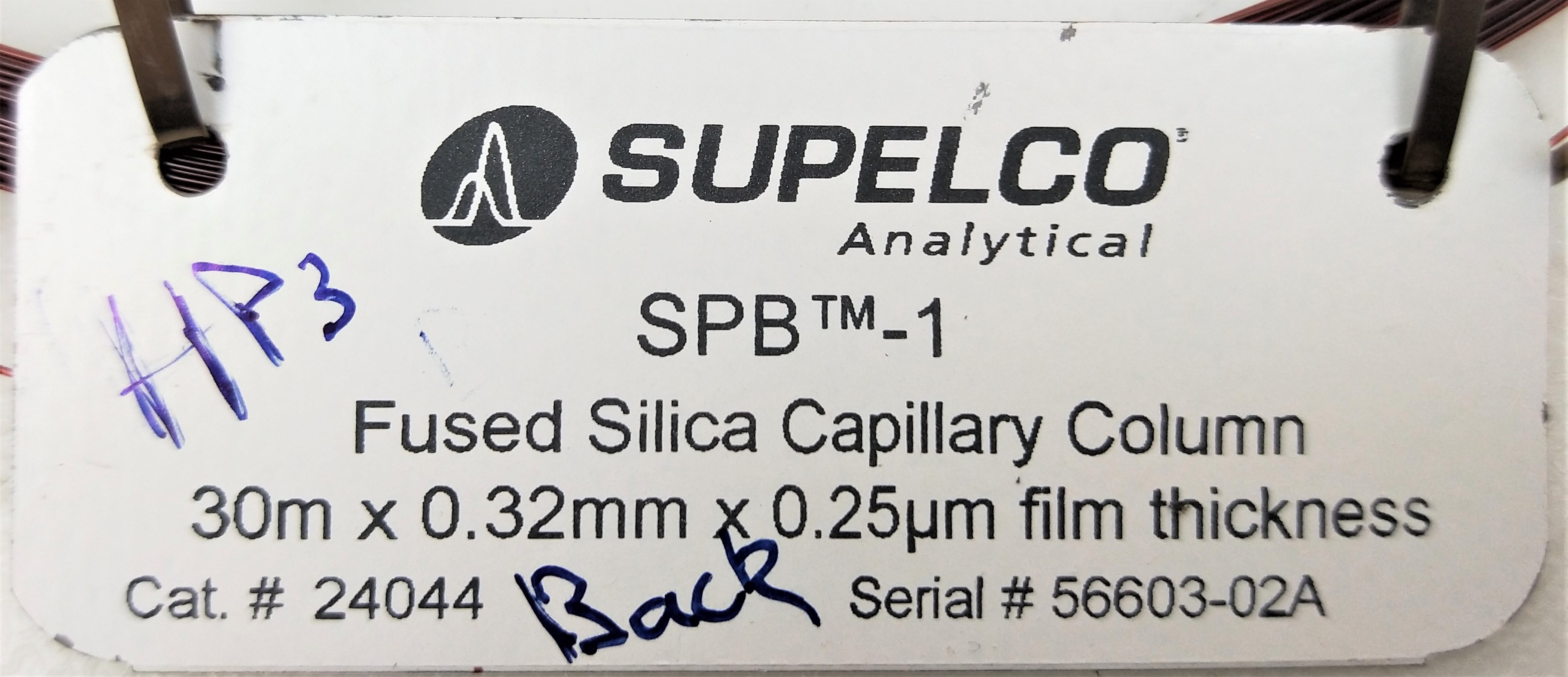 Used Supelco SPB-1 (24044) Capillary Column - 30M x 0.32mm x 0.25µm for ...