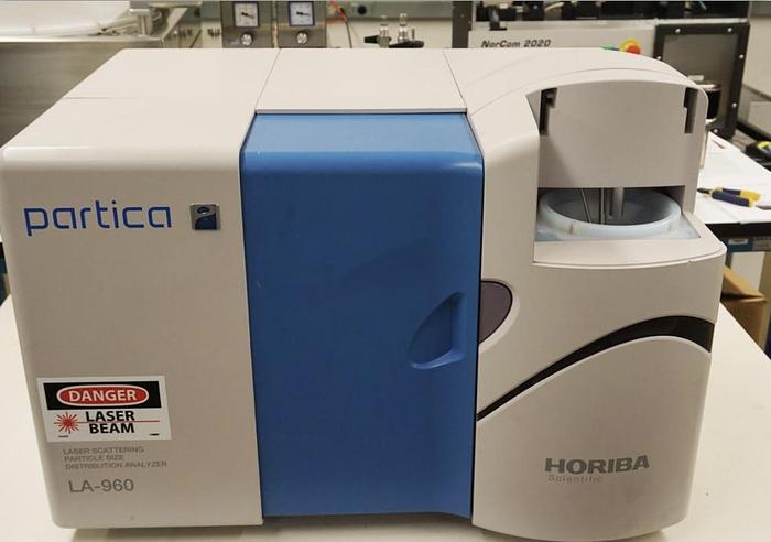 Used Horiba LA960S laser scattering particle size distribution anal... Used Horiba LA960S laser scattering particle size distribution anal...