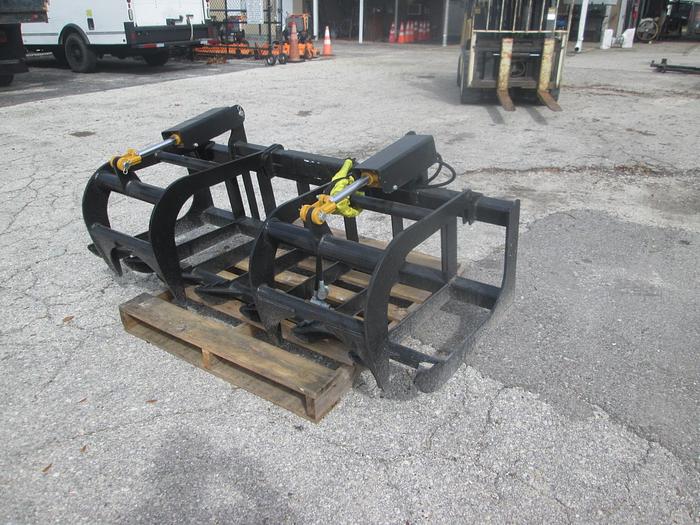 Used New 72" Skid Steer Grapple Rake for Sale in Bradenton, Fl...