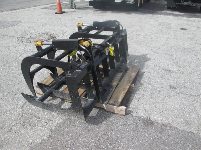 Used New 72" Skid Steer Grapple Rake for Sale in Bradenton, Fl...