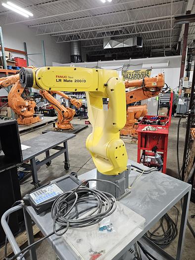Used 2016 Fanuc LR Mate 200iD Industrial Robot with R-30ib Controller ...