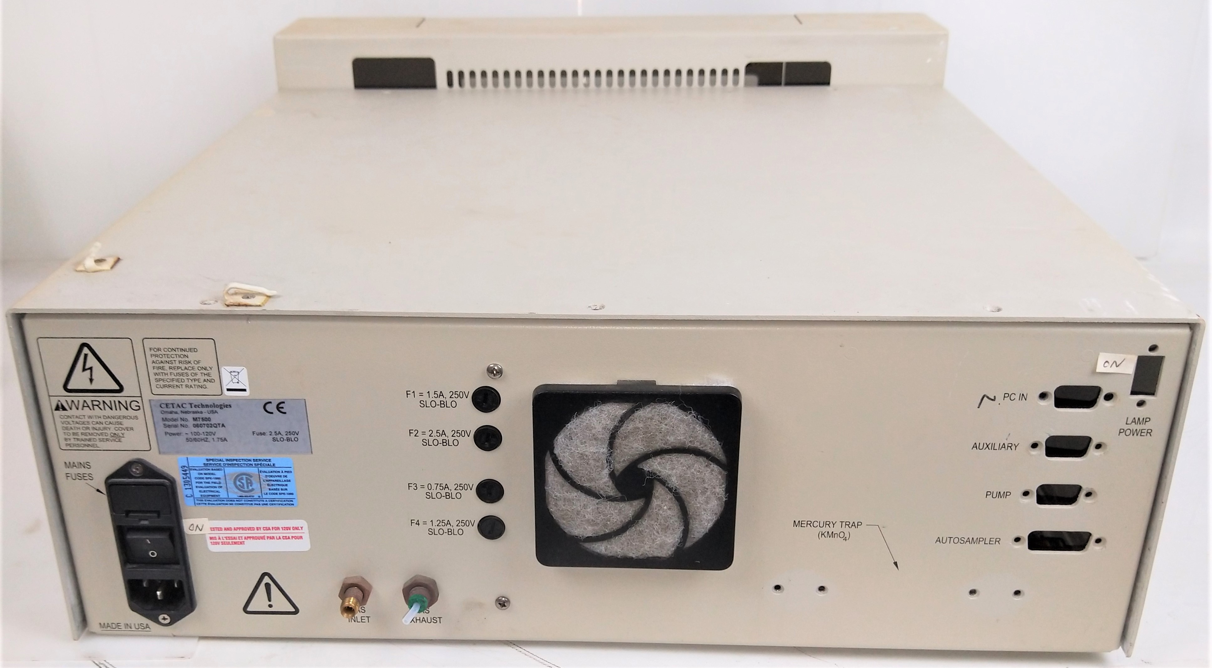 AS CETAC QuickTrace M-7500汞分析仪在Chemistry RG Consultant Inc出售 - bob手机版 ...