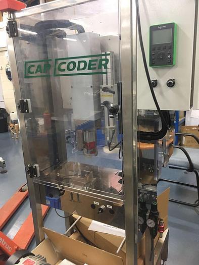 Used Sold Cap Coder Semi Automatic Capper at GlobePack Equipment