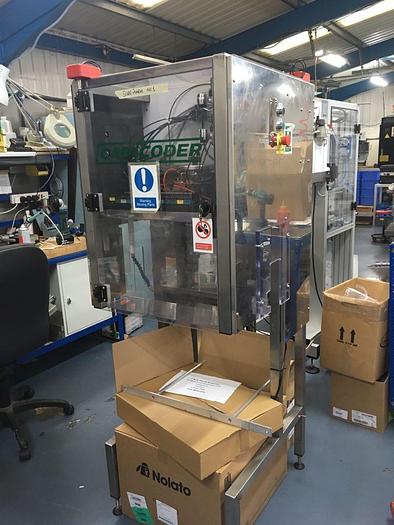 Used Sold Cap Coder Semi Automatic Capper at GlobePack Equipment