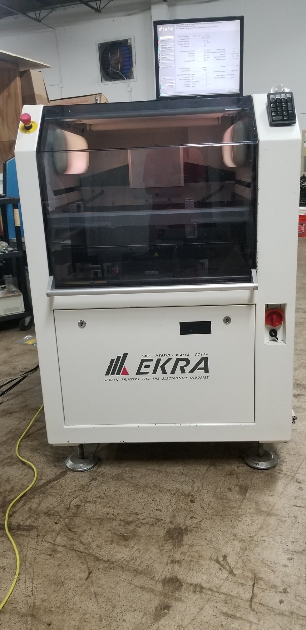 Used Ekra E4 Screen Printer For Sale At SMT Resource Equipment LLC