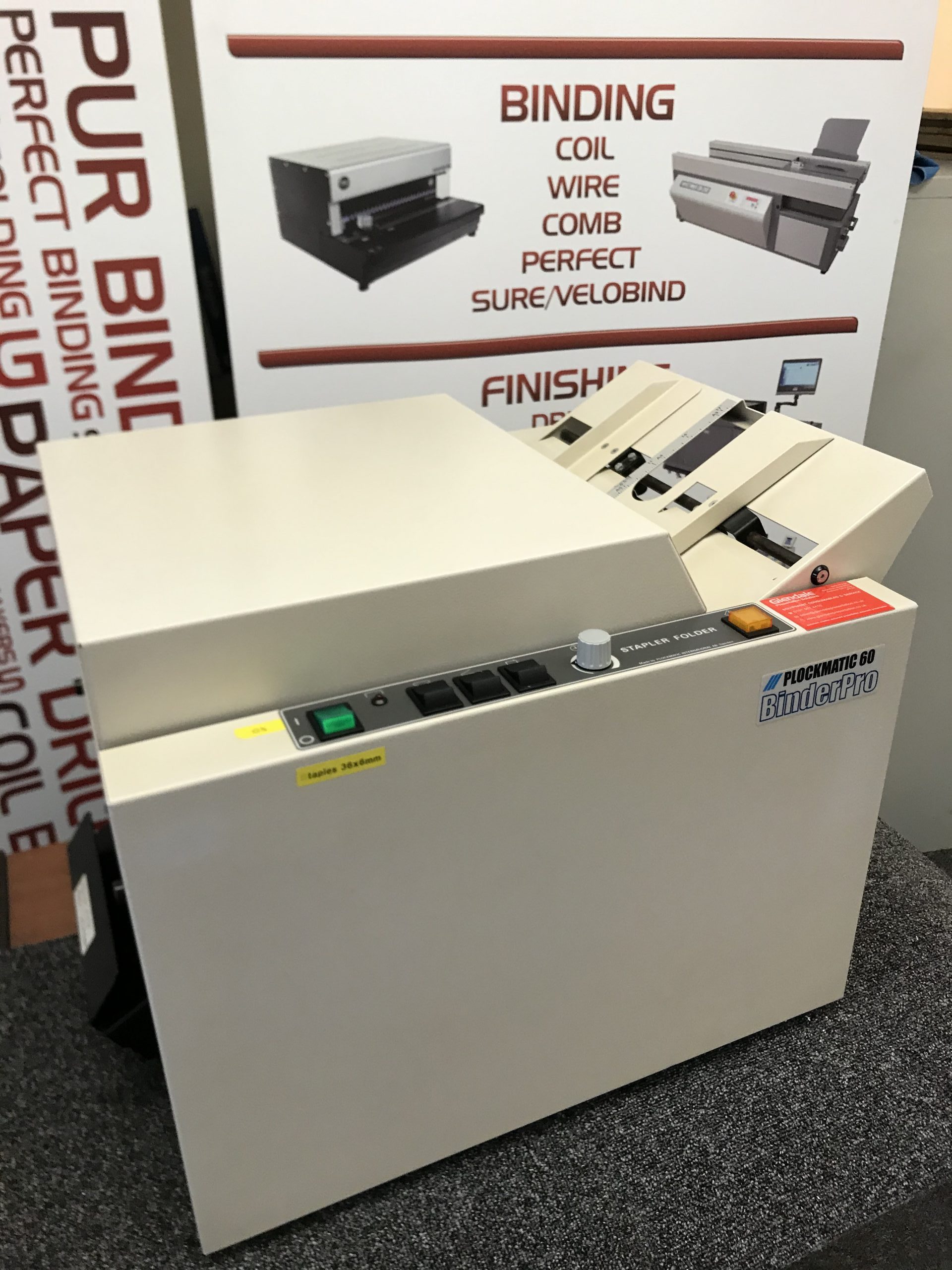 Refurbished Sold Plockmatic 60 Binder Pro - (SOLD) at Glendale ...