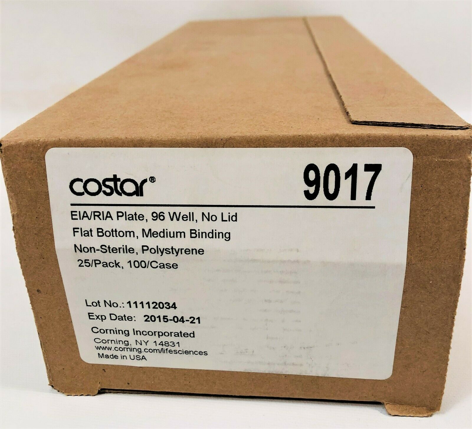 new-open-box-costar-9017-eia-ria-plates-96-well-no-lid-pack-of-25