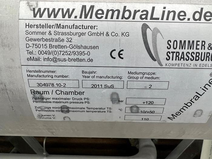 Used USED OSMO MEMBRANE SYSTEMS GMBH, COMPLETE REVERSE OSMOSIS SYSTEM ... Used USED OSMO MEMBRANE SYSTEMS GMBH, COMPLETE REVERSE OSMOSIS SYSTEM ...
