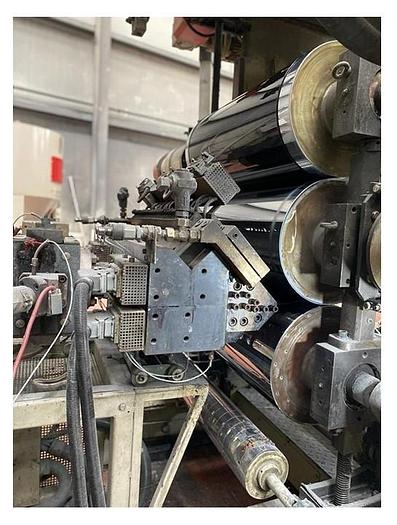 Used 1995 Kuhne KF70E 45E 4/900 Polishing and Calender Film Extrusi...