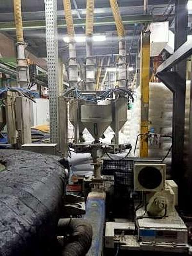 Used 2002 Alpine 3 layer blown film line for Sale at Polygraphica E...
