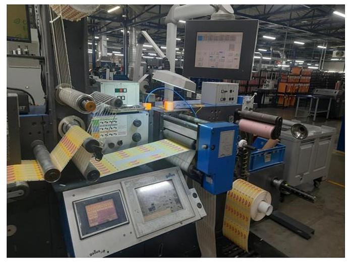 Used 2009 Gallus EM280 Flexo Label Press for Sale at Polygraphica E...