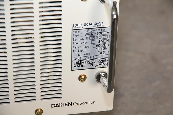 Used Daihen wga-50e-v RF generator for Sale at Tara Semiconductor T...