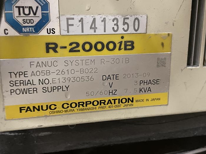 FANUC FANUC R-2000iB/165F 6 AXES ROBOT WITH R-30iB CONTROL