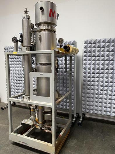 Used Meco Vertical Shell & Straight Tube Heat Exchanger 125 PS...