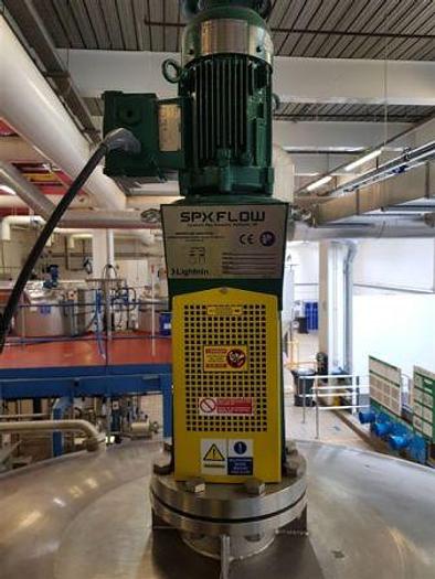 Used 2007 5,000 Litre Mixing Vessel with Lightnin Atex Mixer for Sale ...