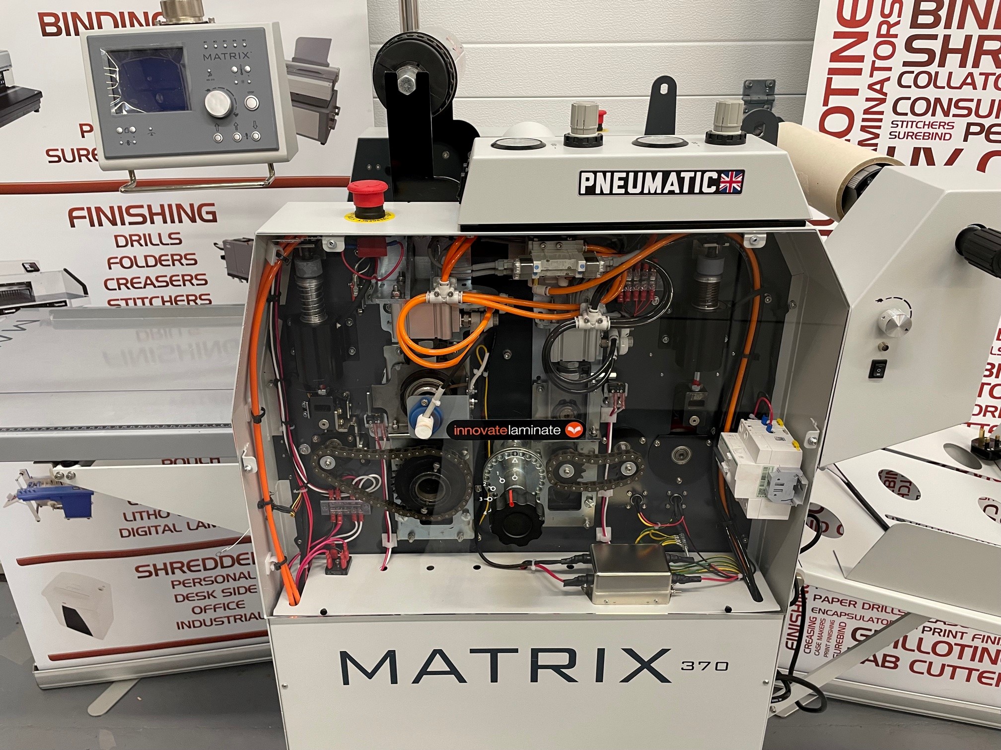 Used Matrix 370P Laminator with Digital Foiling