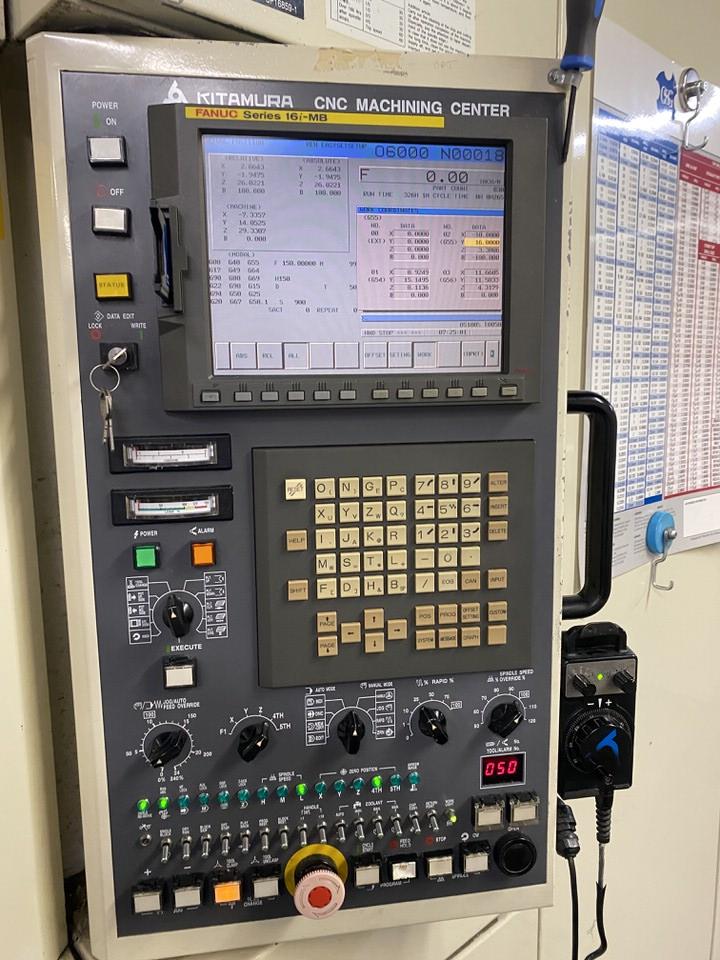 Used 2003 Kitamura MyCenter HX 400iF 5 Axis HMC for Sale in Dallas, Texas