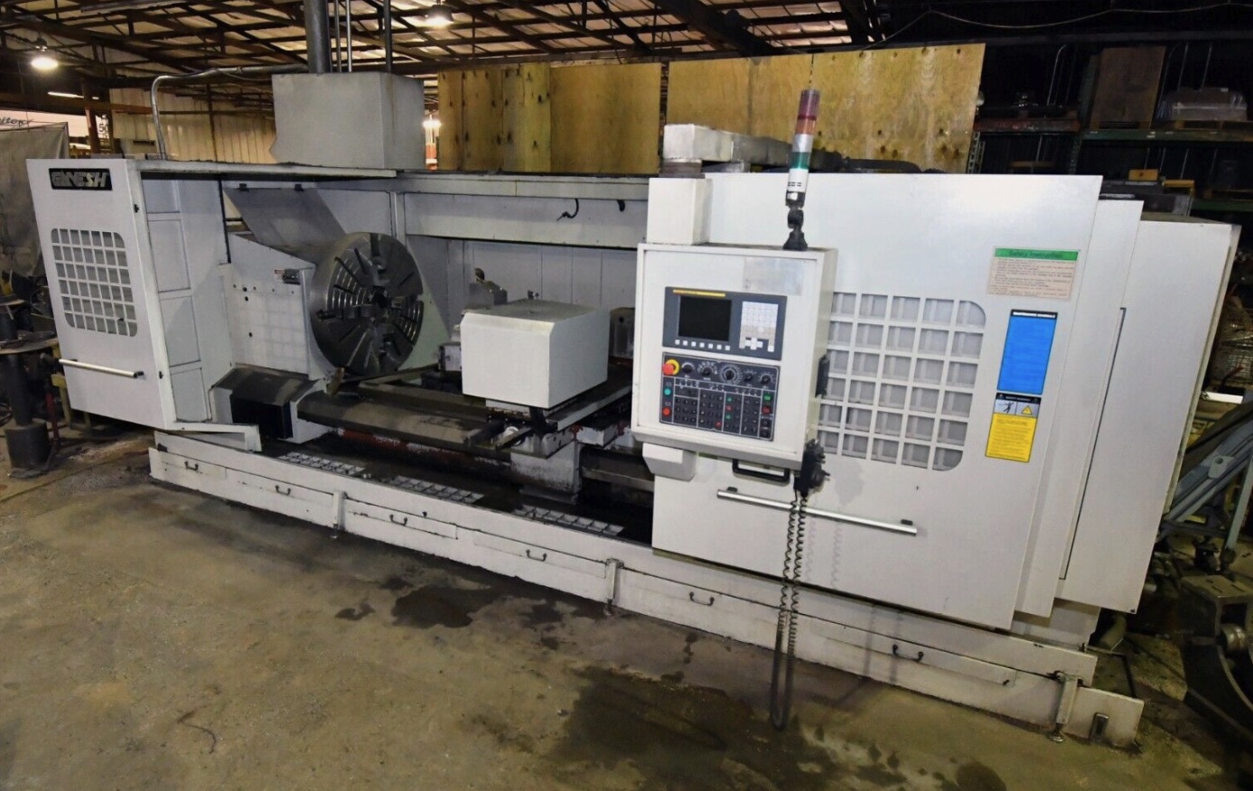 Used 2012 Ganesh GT38120 Flatbed CNC Lathe for Sale in Fort Worth, Texas