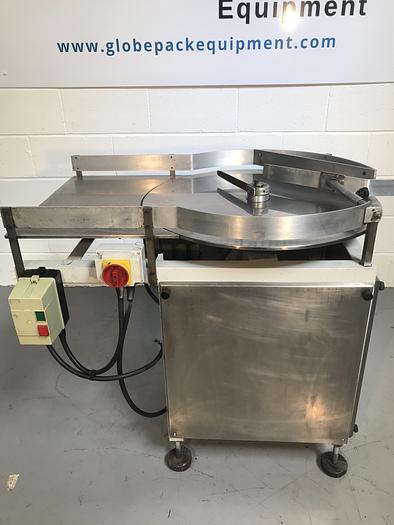 Used Sold 760mm Diameter Rotary Infeed Table at GlobePack Equipment