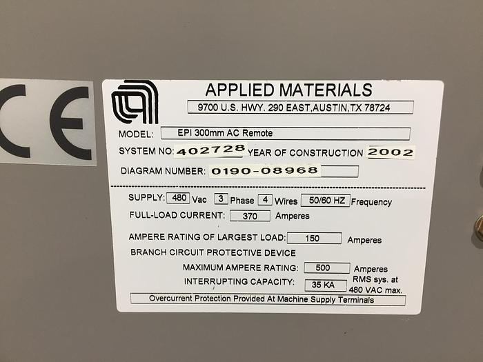 Used AMAT Centura EPI for Sale at Tara Semiconductor Technology