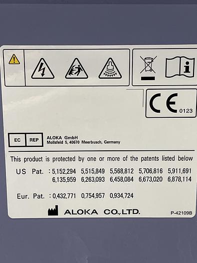 Aloka Ultraschallgerät SSD α10