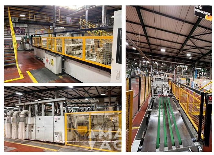 Used 2007 Lian Tiee AFG-500 Casemaker 3 printing units for Sale at ...