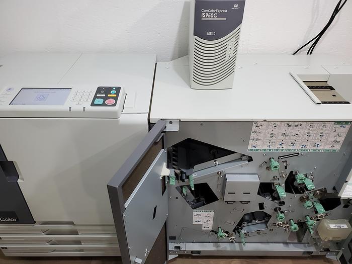 Used Riso ComColor 7150 X1 Full Color Printer with Wrapping Envelop...