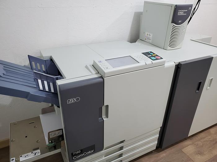 Used Riso ComColor 7150 X1 Full Color Printer with Wrapping Envelop...
