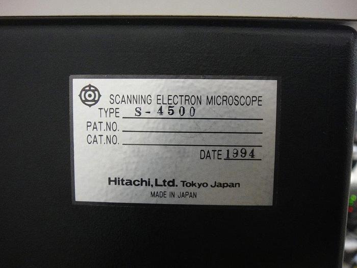 Used 1994 Hitachi S 4500 Scanning Electron Microscope with EDX for ...