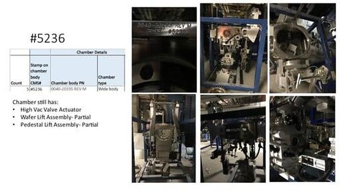 Used AMAT ENDURA 200MM CHAMBER SPECS for Sale at Tara Semiconductor...