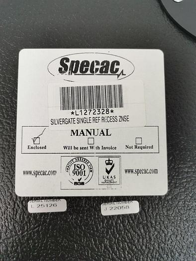Used Perkin Elmer L1272328 Specac ATR Silver Gate Evolution Recesse...