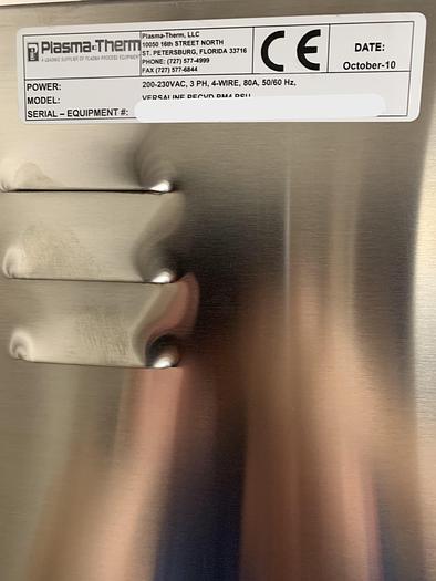 Used PLASMA-THERM Versaline CVD 3 Chamber for Sale at Tara Semicond...