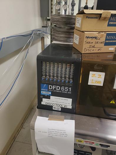 Used DISCO DFD651 Fully Automatic Dicing Saw for Sale at Tara Semic...