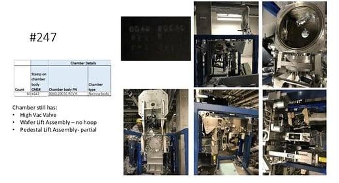 Used AMAT ENDURA 200MM CHAMBER SPECS for Sale at Tara Semiconductor...