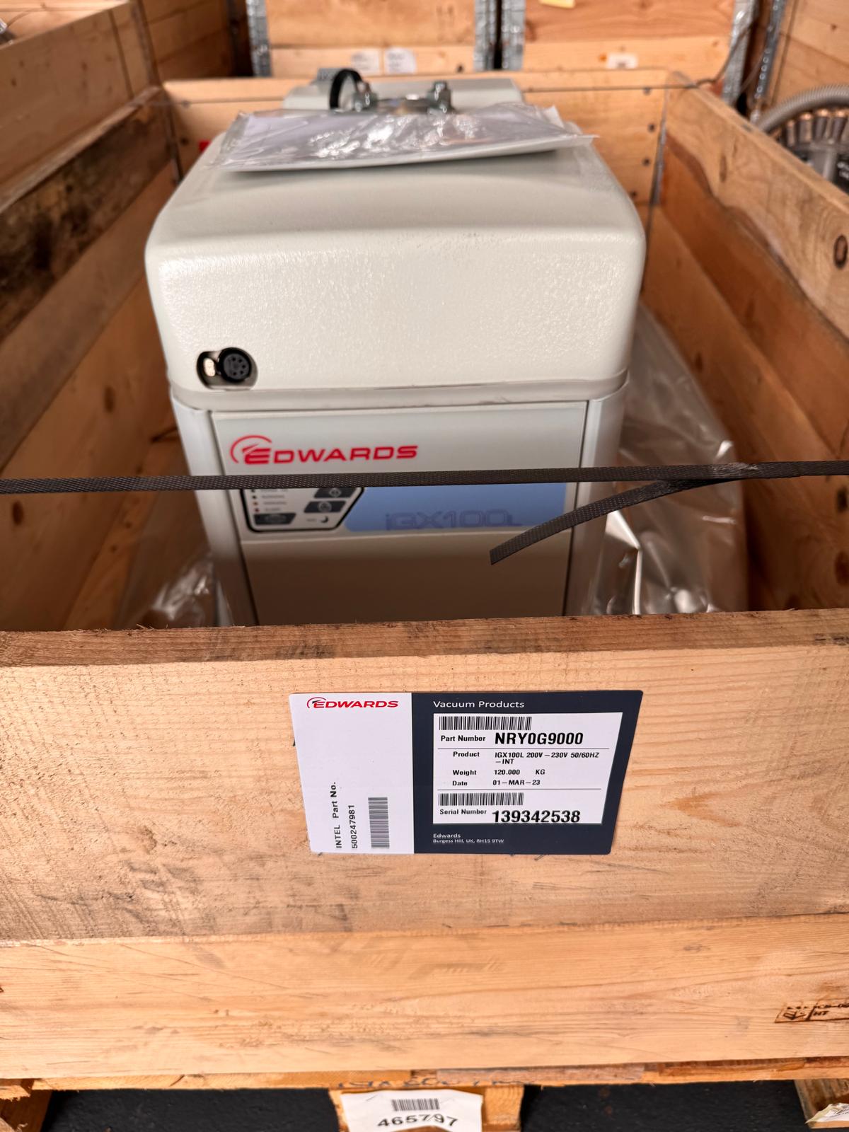 Refurbished Edwards IGX100L Vacuum Pump for Sale at Tara Semiconduc...