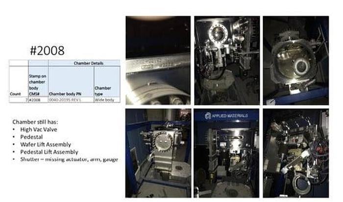 Used AMAT ENDURA 200MM CHAMBER SPECS for Sale at Tara Semiconductor...