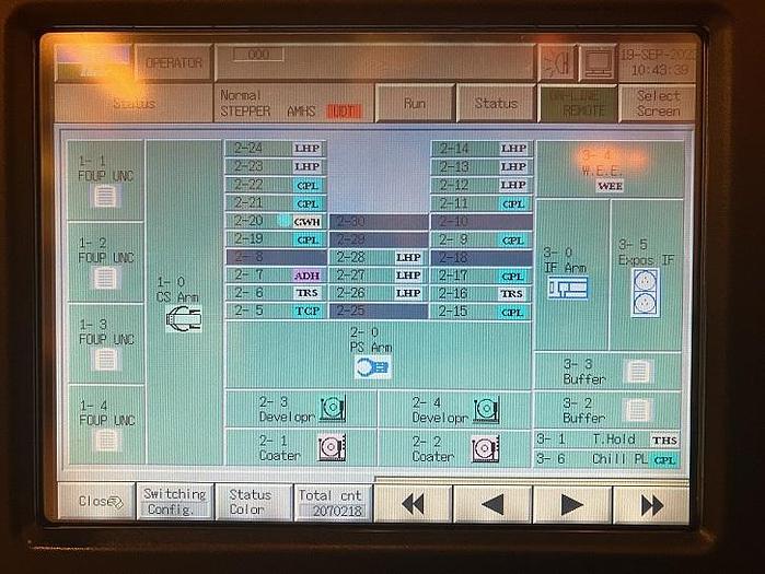Used 2001 TEL ACT12 for Sale at Tara Semiconductor Technology