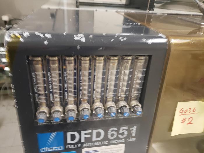 Used DISCO DFD651 Fully Automatic Dicing Saw for Sale at Tara Semic...