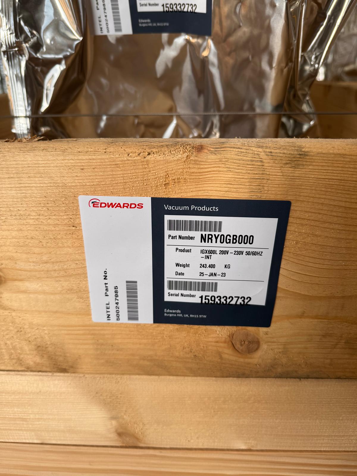 Refurbished Edwards IGX600L Vacuum Pump for Sale at Tara Semiconduc...