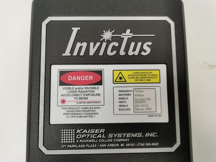 Used INVICTUS Invictus 785nm NIR Laser Diode Raman RXN2 Spectromete...