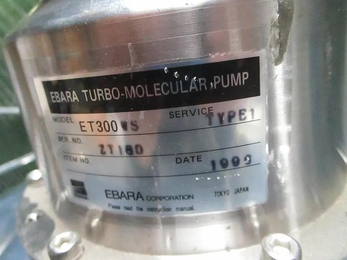 Used Ebara ET300WS TURBO MOLECULAR PUMP for Sale at Tara Semiconduc...