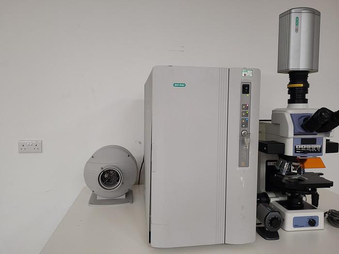 Used Nikon Eclipse E800 Microscope w/ Bio-Rad Radiance 2000 Confoca...