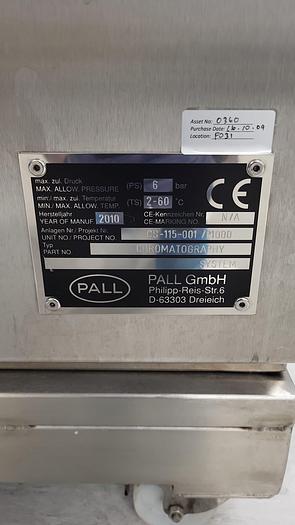 Used 2010 PALL CS-115-001 Chromatography System for Sale at Tara S...