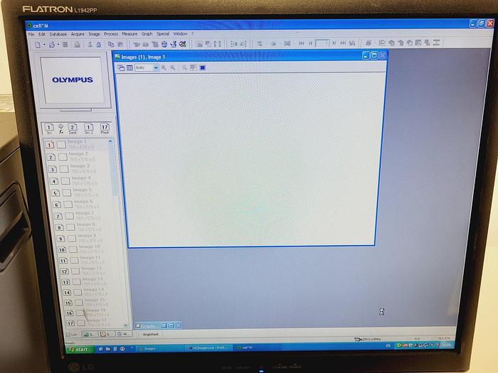 Used Olympus Olympus LV200F - LuminoView Bioluminescence Microscope...